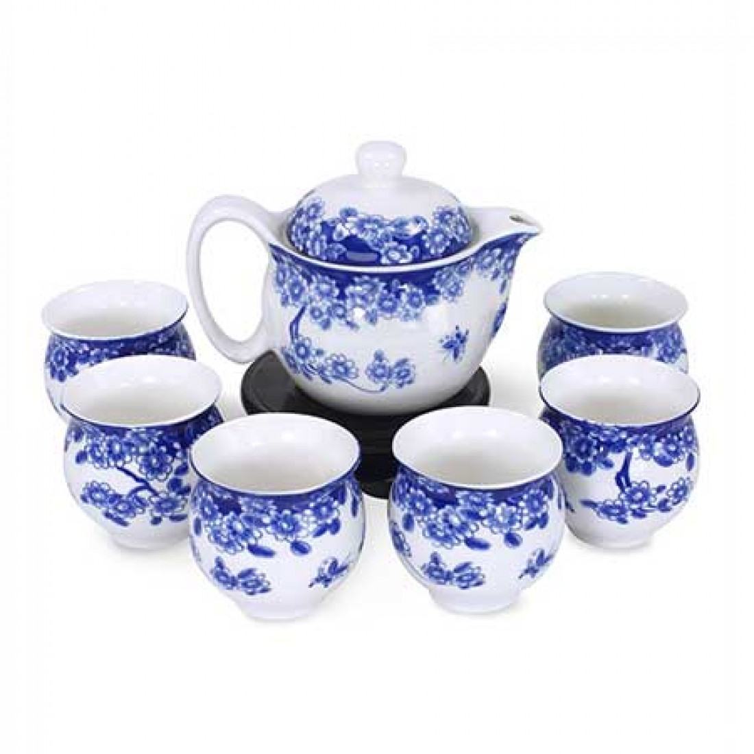 Chinese Blue And White Ceramic Tea Set For Sale - hwagui.com